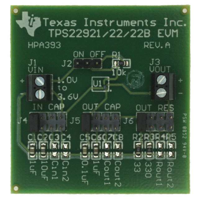 TPS22922BEVM Texas Instruments | Development Boards, Kits, Programmers | DigiKey